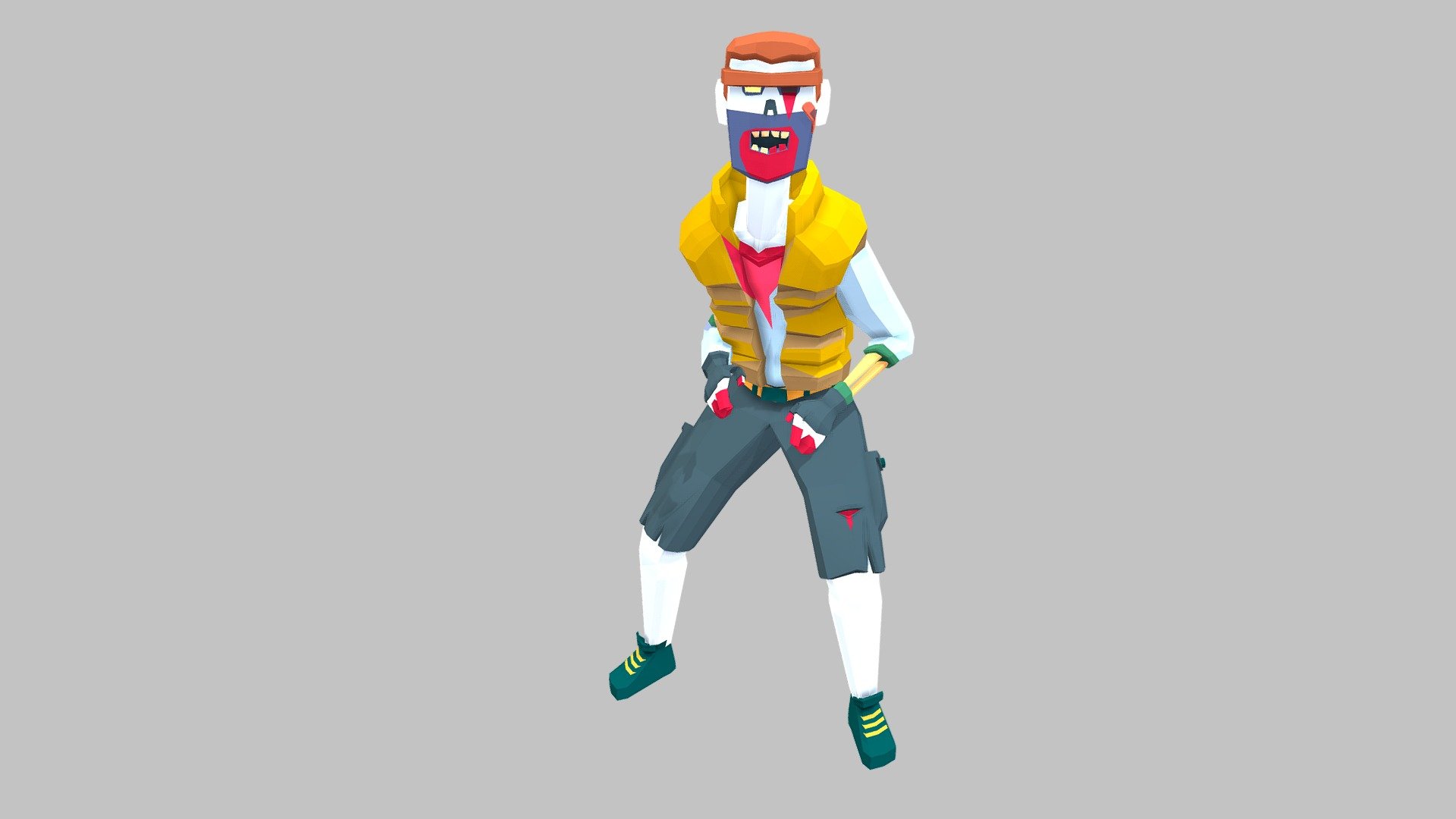 3D Characters Zombie City Streets - Zombie 8 - 3D model by ...