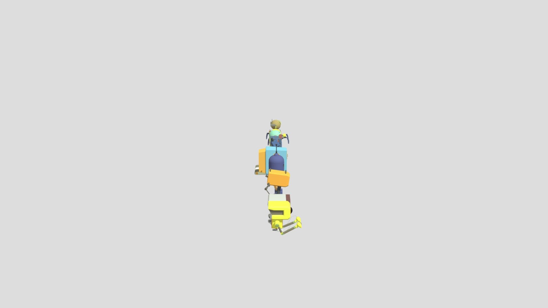 Draft 10 robots - 3D model by tony40a [535a7d8] - Sketchfab