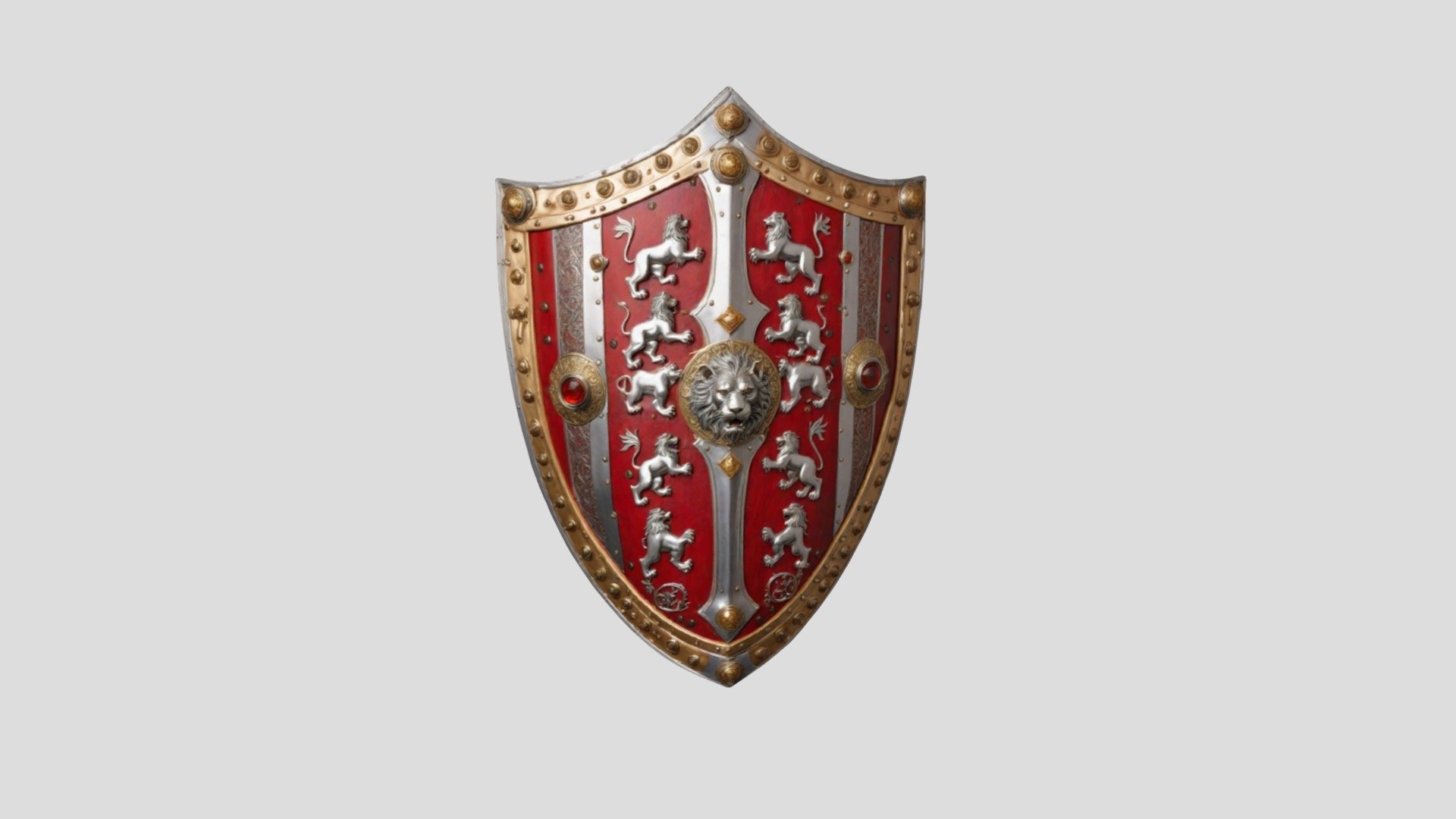 Medieval Shield - Download Free 3D model by illustros [535a94a] - Sketchfab