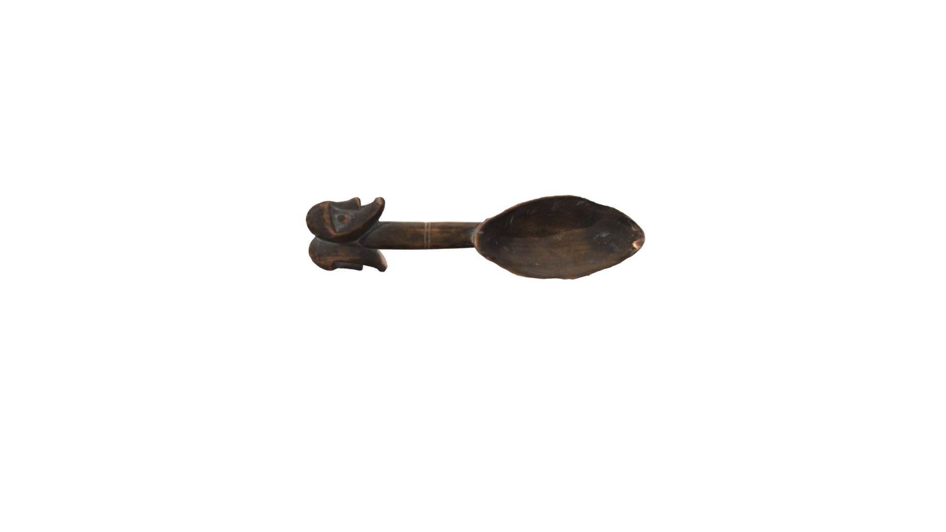 Fang People Ceremonial Janus Spoon - Download Free 3D model by Broward ...
