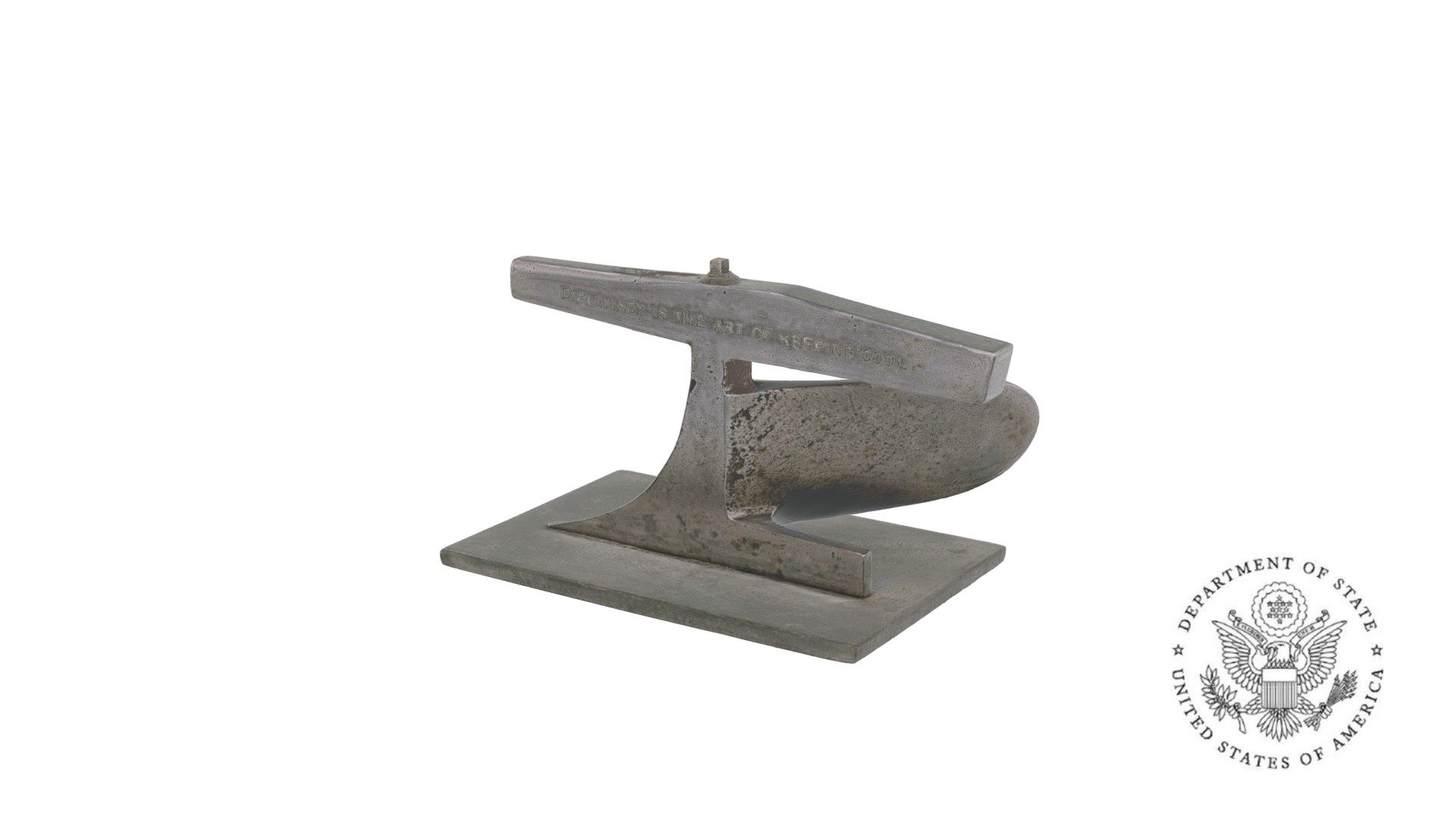 Paper Weight - 3D model by Direct Dimensions (@dirdim) [535c3bb ...