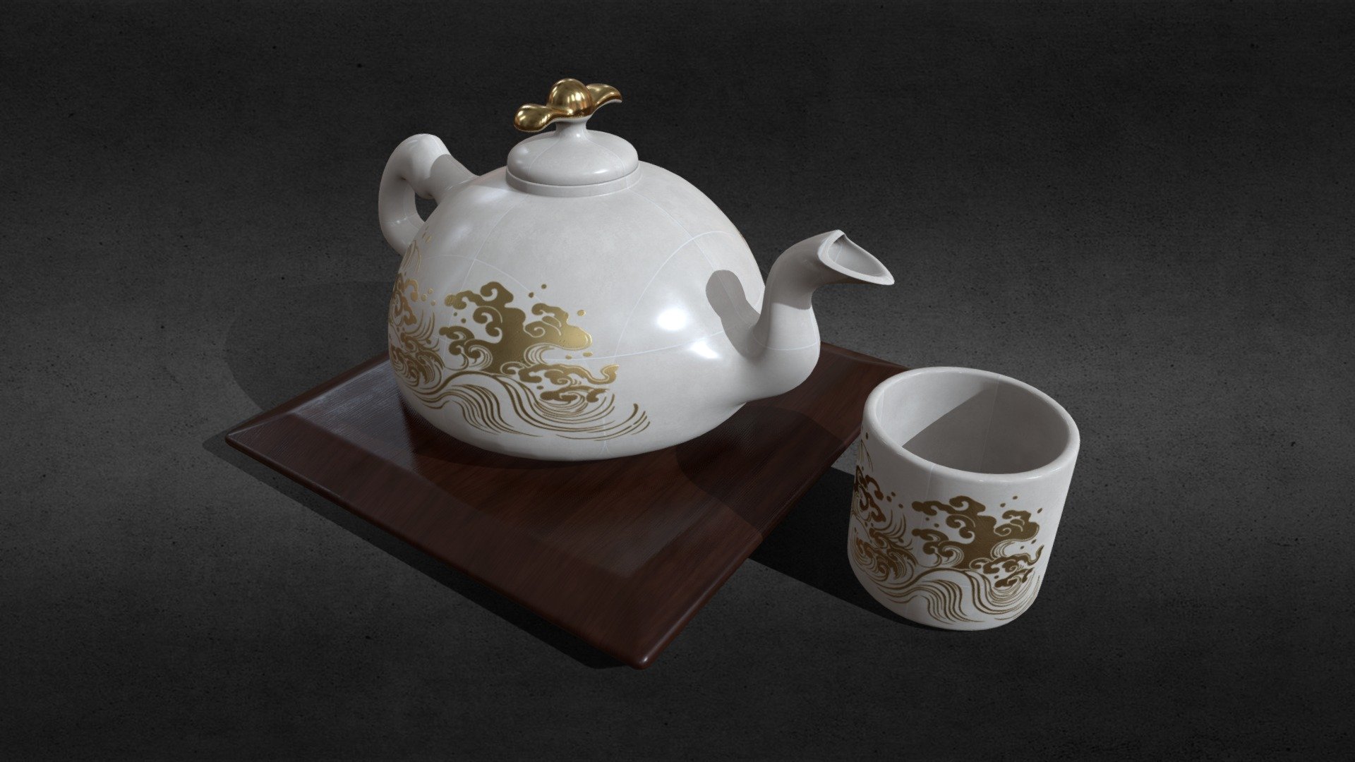 Teapot - Download Free 3D model by chiwei (@chiwei2333) [535c976 ...