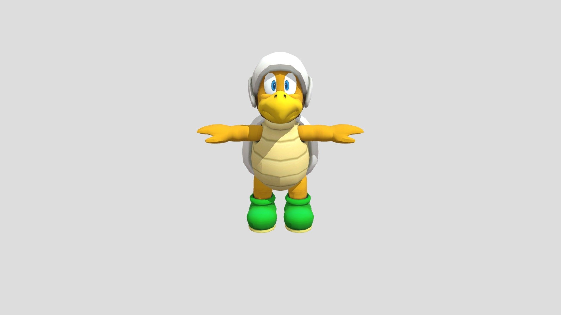 hammer_bro_from_super_mario - 3D model by pmwelborn12 [535f974] - Sketchfab