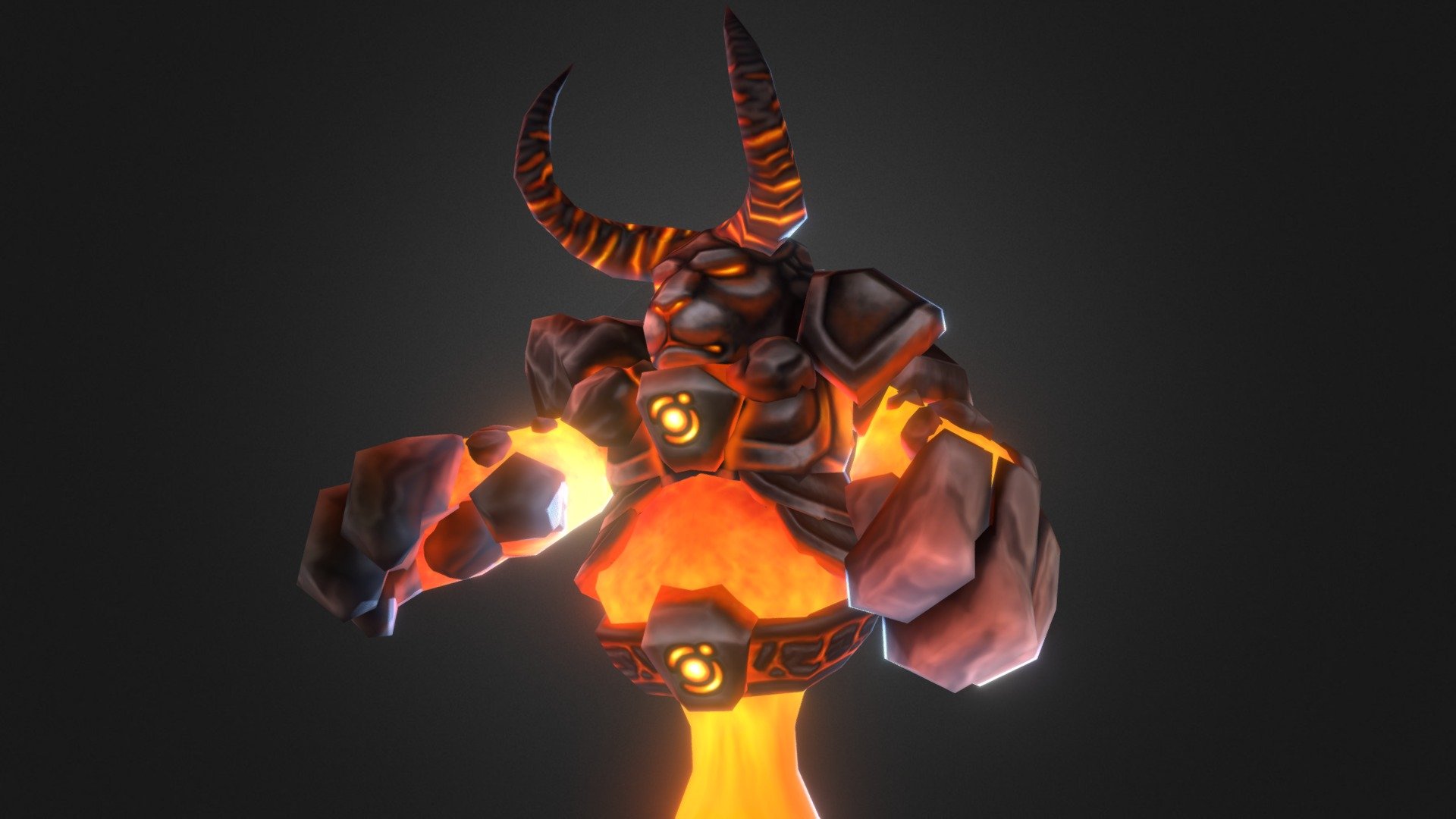 Molten Elemental - 3D model by 3lbgames [5360509] - Sketchfab