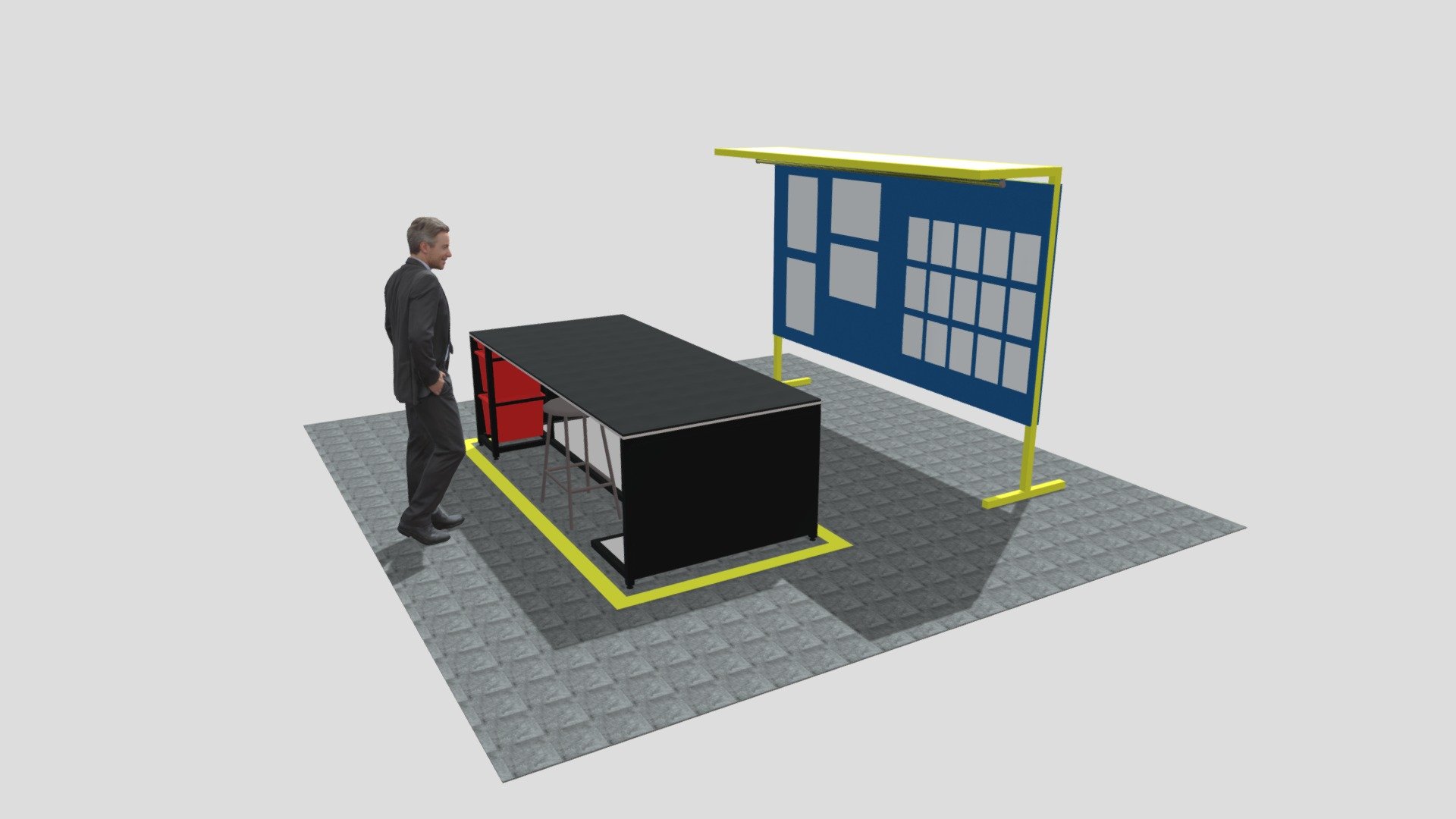 AW - UNI9750 Bench design - 3D model by 3D-VIEW (@Jake-norsemandirect ...