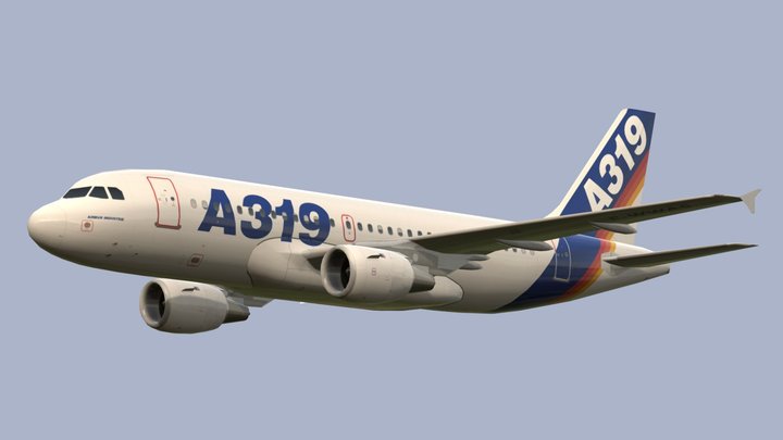 Airbus-a319 3D models - Sketchfab