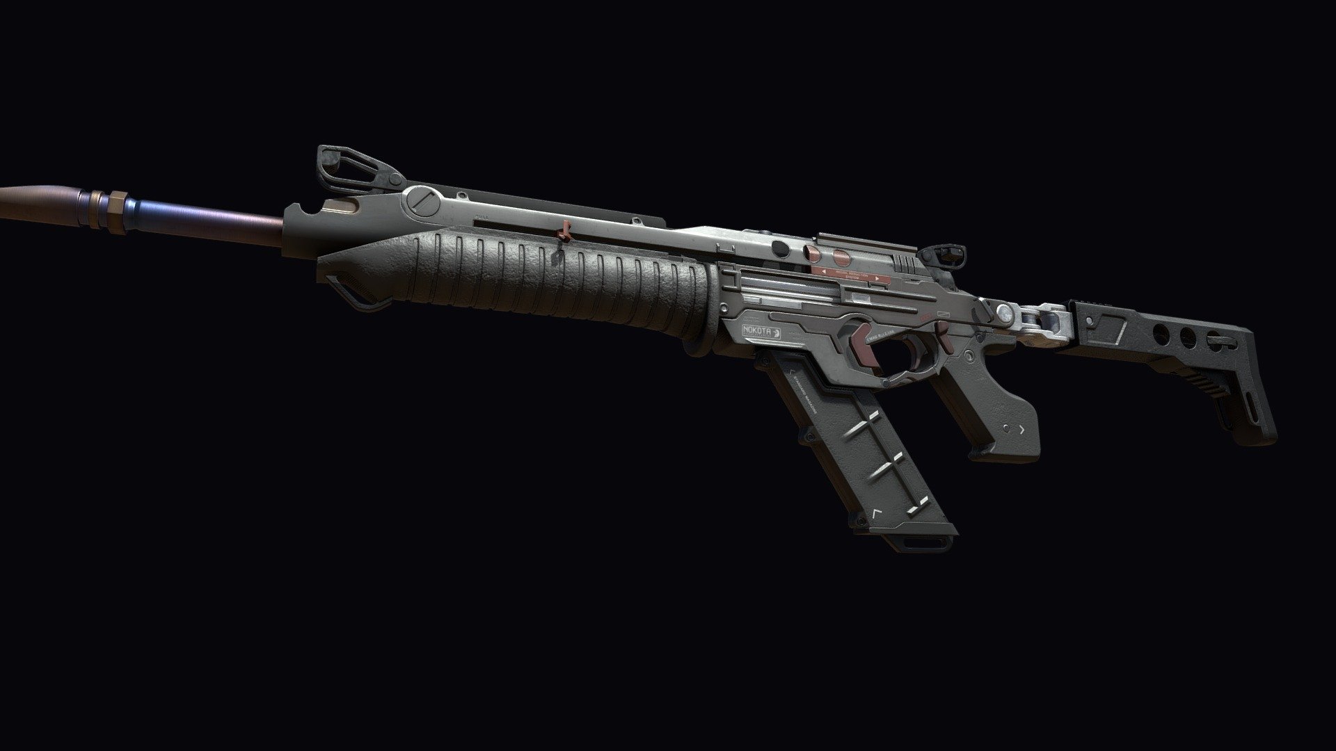 Fan Made Nokota D5 Copperhead from CP2077 - 3D model by vladK2001 ...
