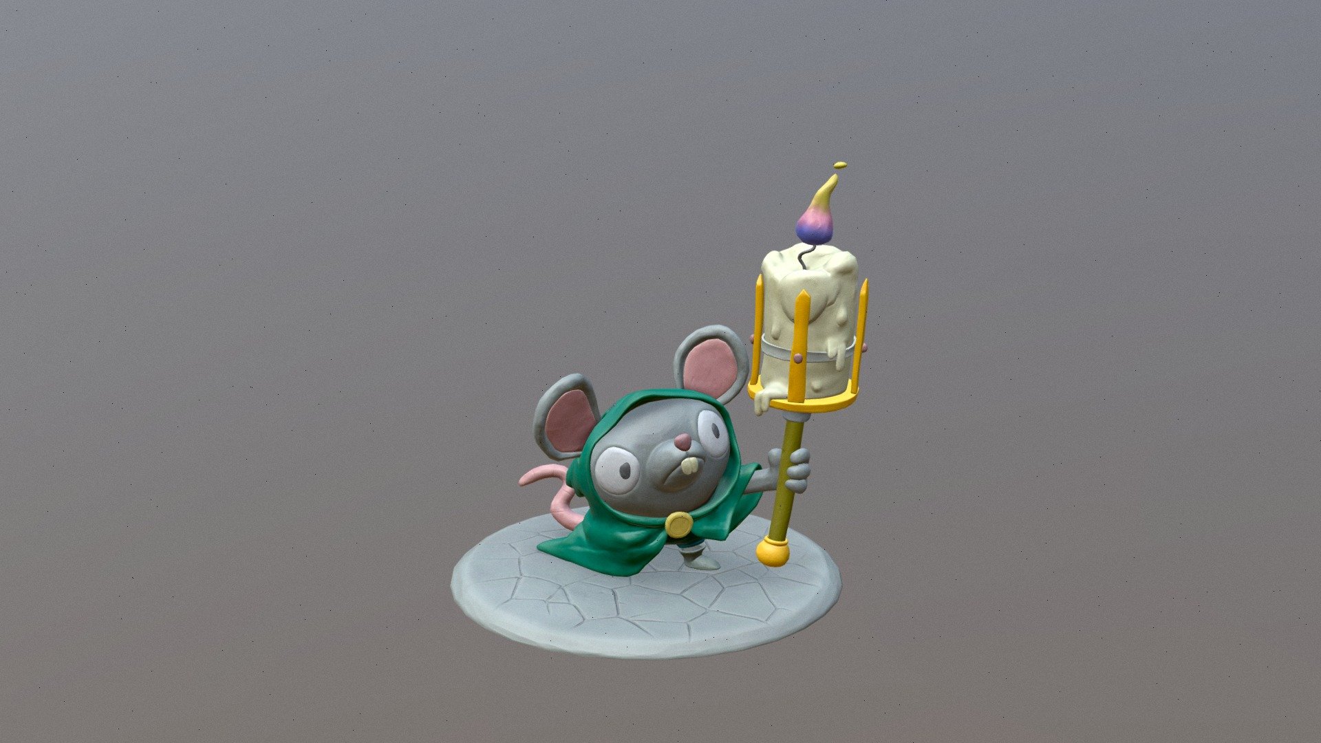 adventurous rat - 3D model by pff [53661a7] - Sketchfab