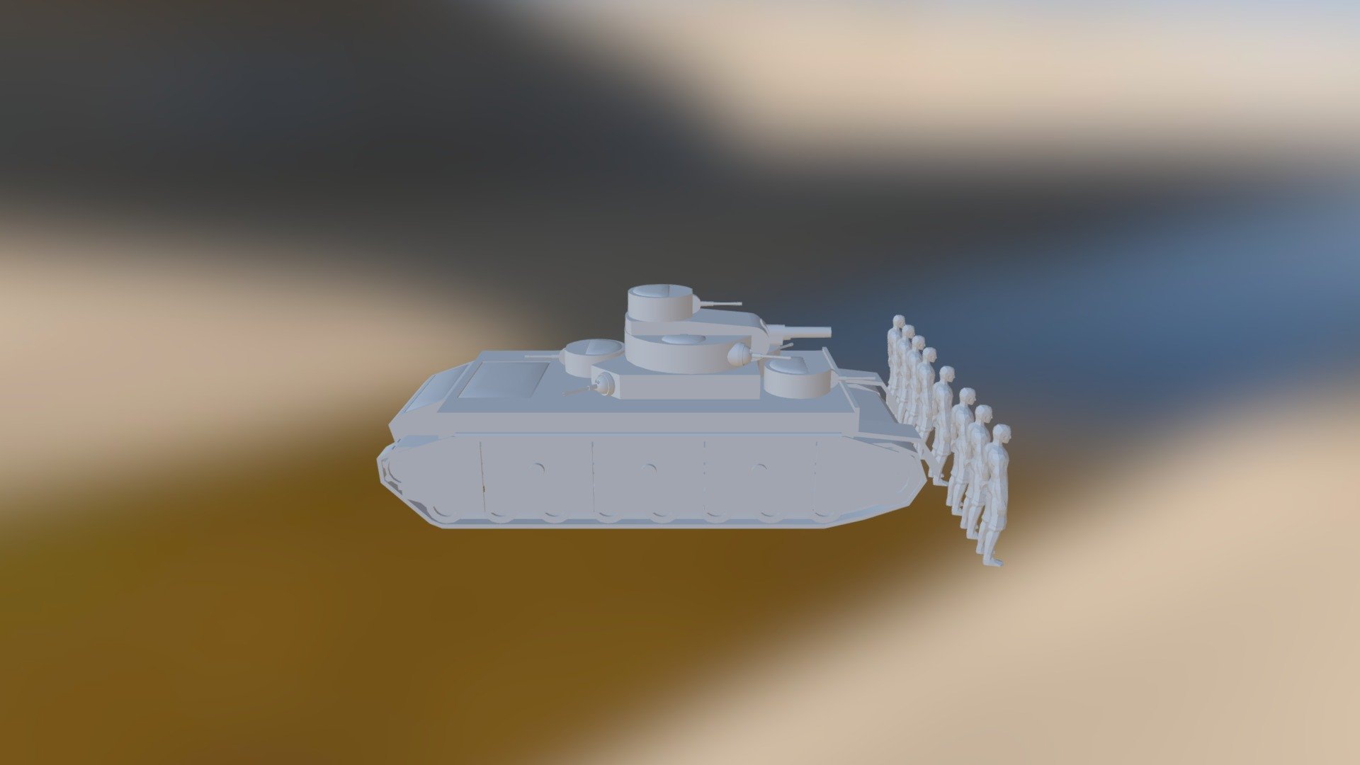 TKK-1 Breakthrough Tank - Download Free 3D model by korian [5366357 ...