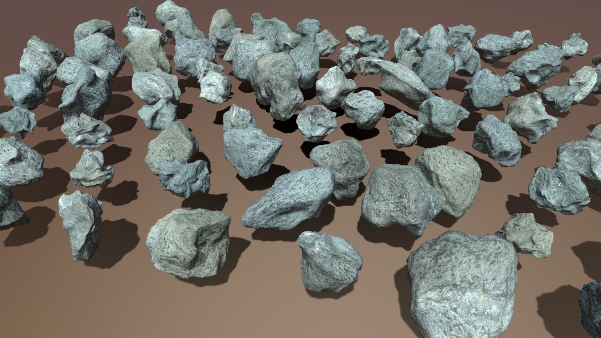 100 Rocks Pack (medium-Poly) - Buy Royalty Free 3D model by Sereib ...