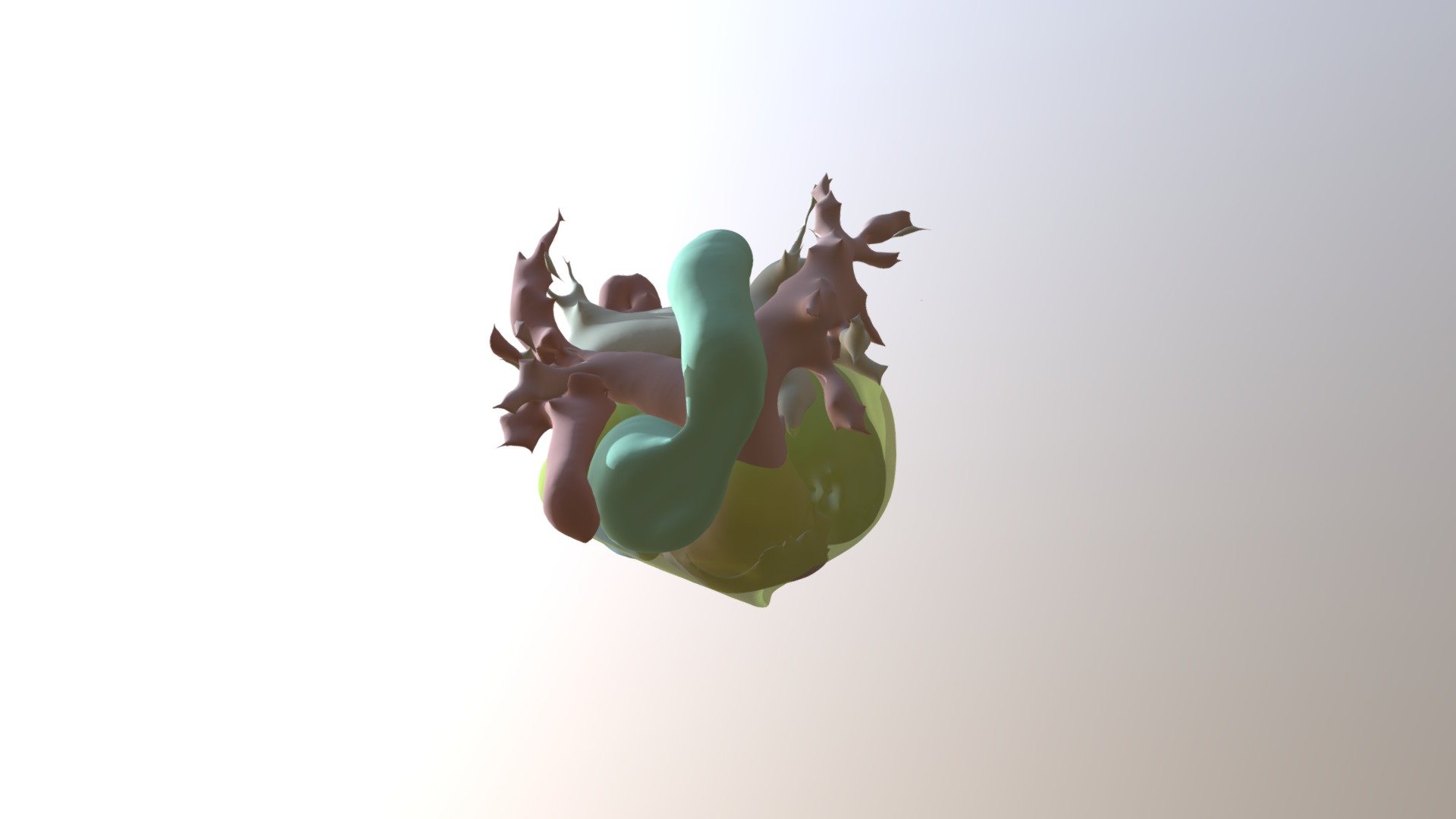 Heart segmentation from cardiac CT - 3D model by andraslasso [53683f9 ...