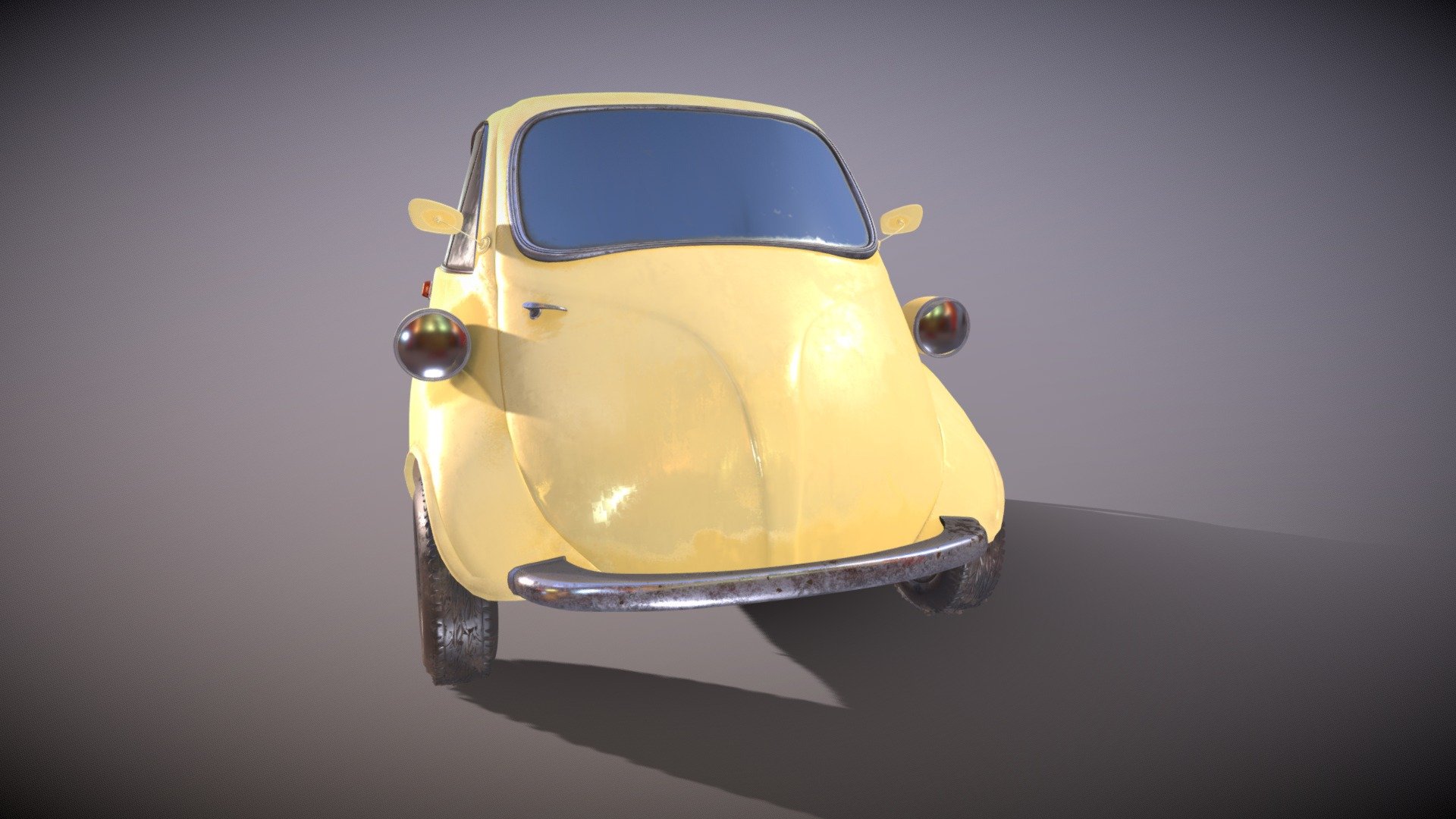 BMW Isetta 300 Redone - WIP Textures - Download Free 3D model by Naile ...