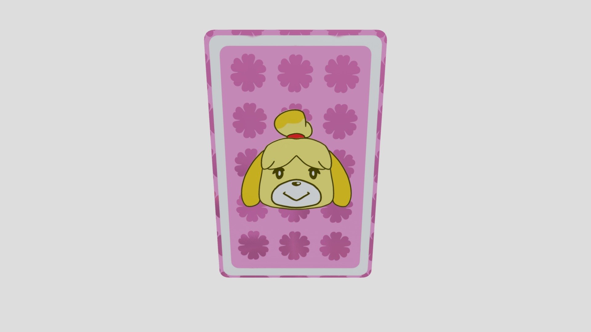 AC Card Back Isabelle - 3D model by tcoopers [536ca6f] - Sketchfab