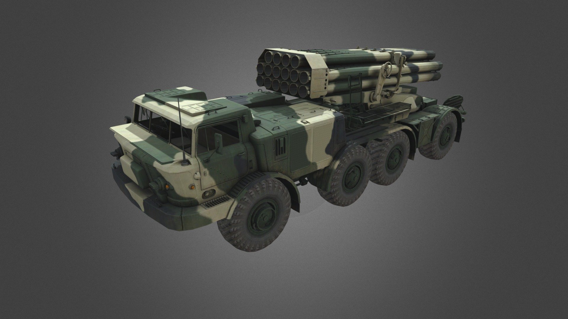 BM-27 Uragan - Download Free 3D model by javanilga [536cf77] - Sketchfab