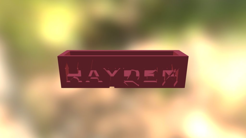 Name box - 3D model by pixelacademy [536fd53] - Sketchfab