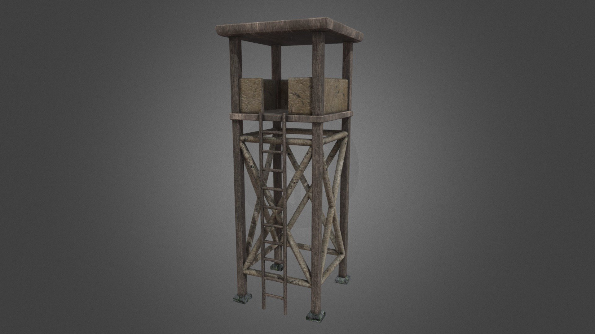 WW2 MilitaryTower - Horizon Of War - 3D model by DJHaski [5370bf0 ...
