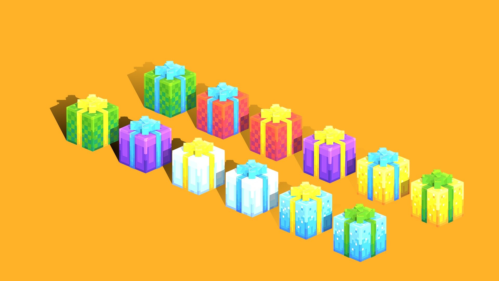 PixelMine | Holiday Gift Crates - 3D model by PixelMine [5370f2b ...