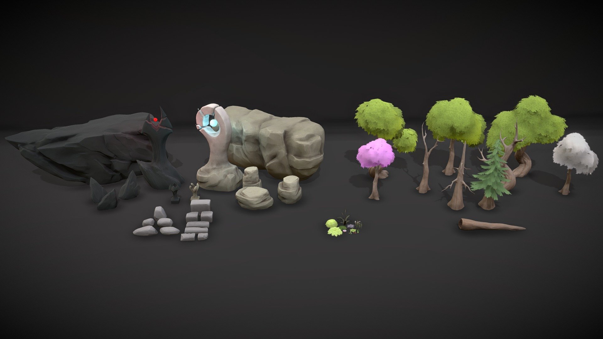 Stylized Environment Assets - Dire & Radiant - Buy Royalty Free 3D ...