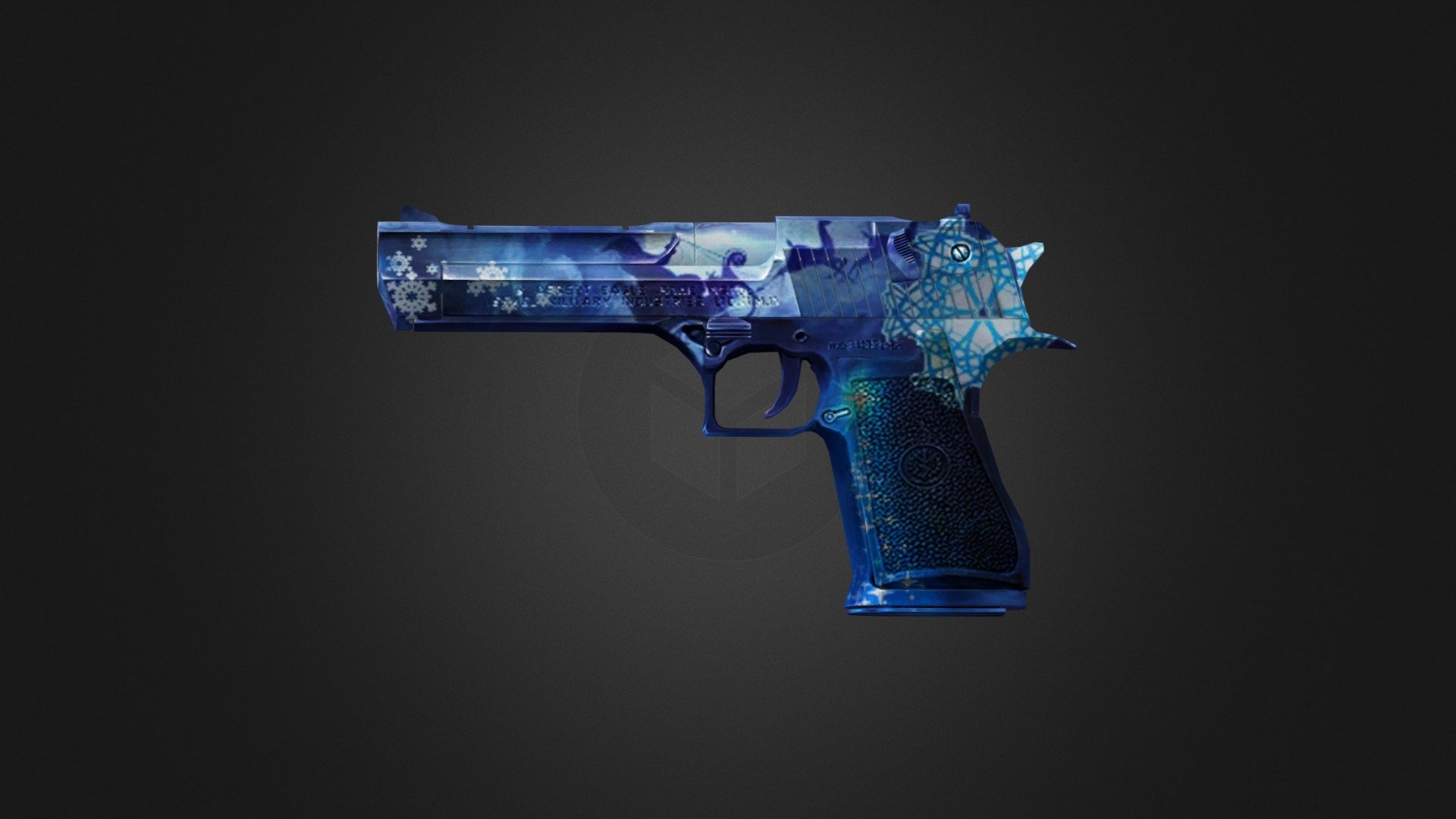 Deagle Blue - 3D model by Dimac [5371f0d] - Sketchfab