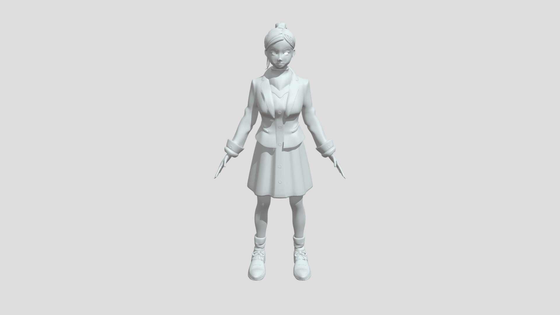 Rin Character Model 3d Model By Wa1wa1w0nky 5375245 Sketchfab 