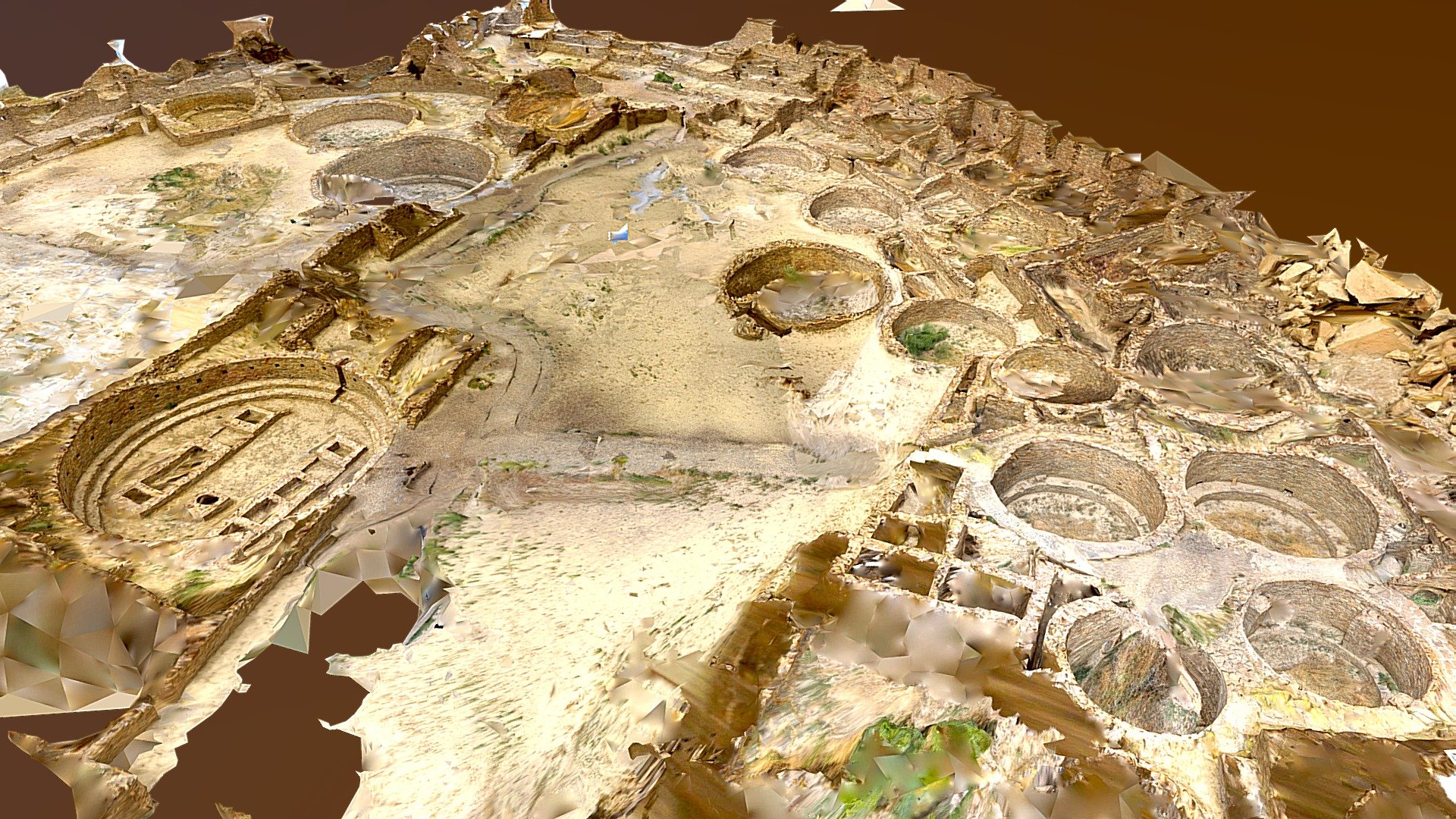 Chaco Canyon, Pueblo Bonito - 3D model by John Toeppen (@toeppen ...