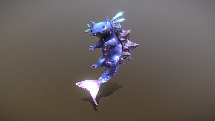 Axolotl 3D models - Sketchfab
