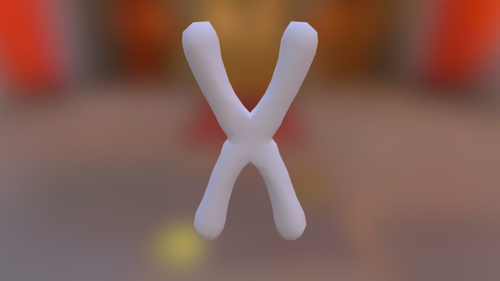 X_Chromosone_model - 3D model by muzh [537b3f0] - Sketchfab