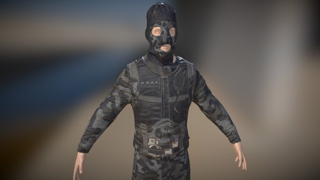 SWAT Set - 3D model by xtab [537c140] - Sketchfab