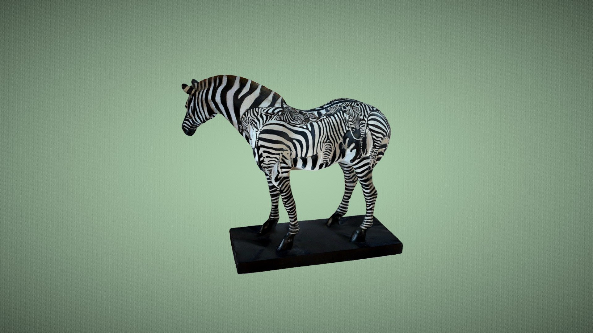 Zebra ornament - 3D model by dantooine [537c58b] - Sketchfab