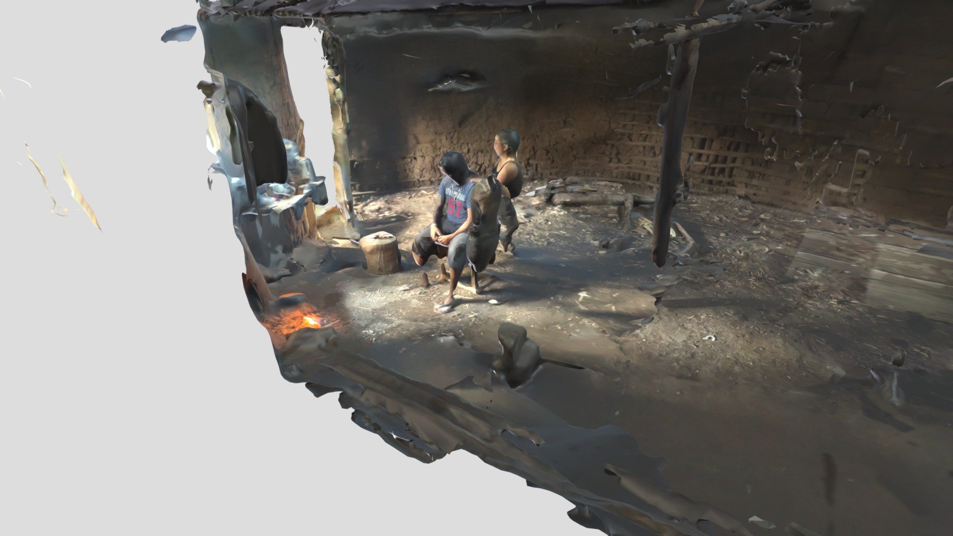 Guaraní Longhouse, Jaraguá - 3D model by johnnie.miller [537dbf4 ...