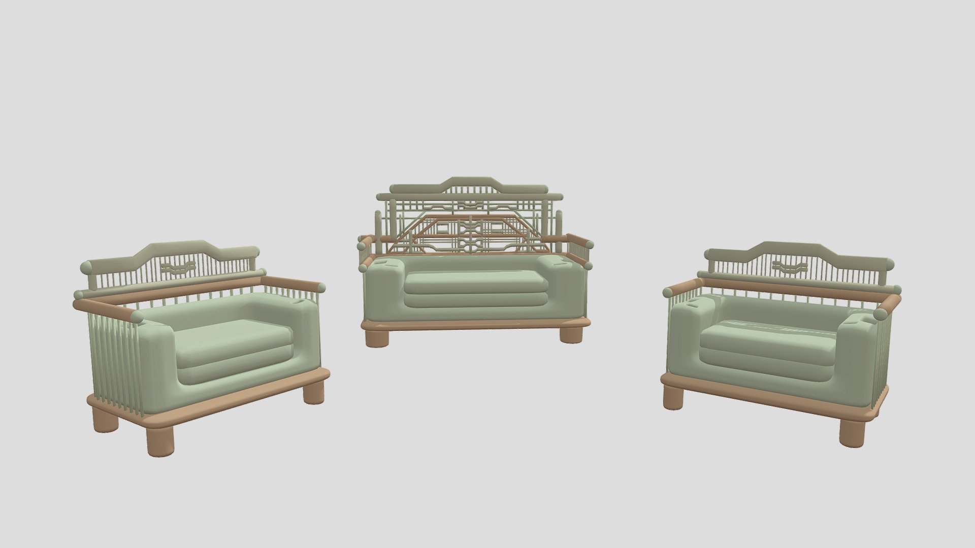 sofa - 3D model by HANWEN XING (@759348932) [537f402] - Sketchfab