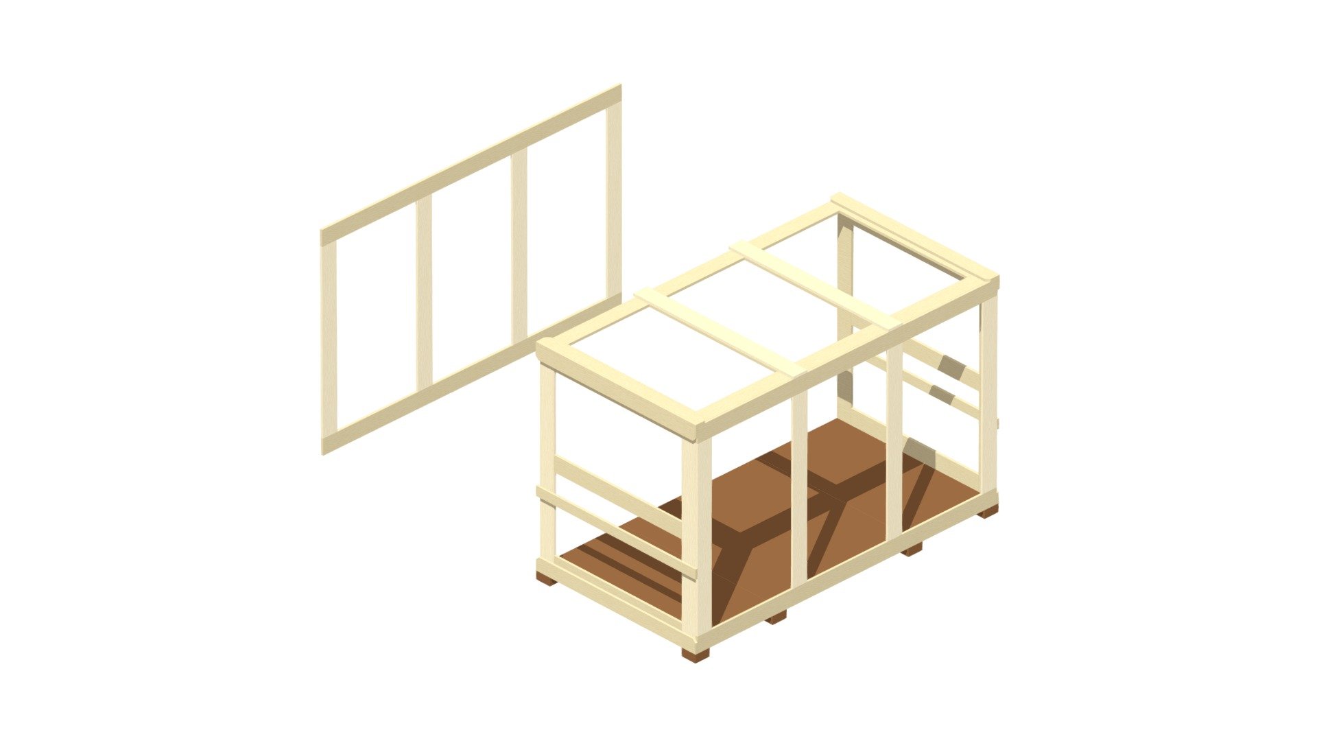 Sample Slat CRATE - 3D model by Chris.Feczko [537fc6f] - Sketchfab