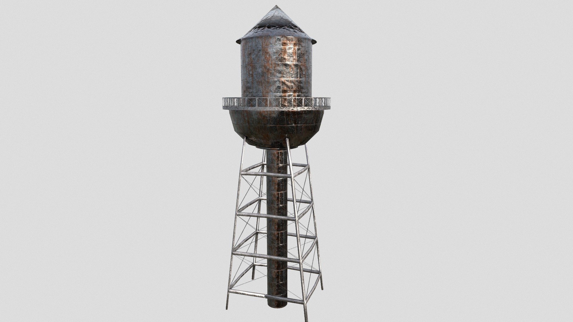 Water Tower - Download Free 3D model by Hoody468 [538148d] - Sketchfab