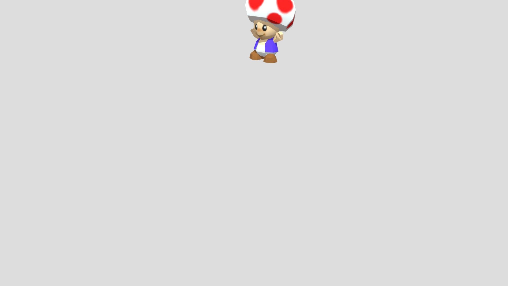 Nintendo 64 - Super Mario 64 - Toad - Download Free 3D model by Noland ...