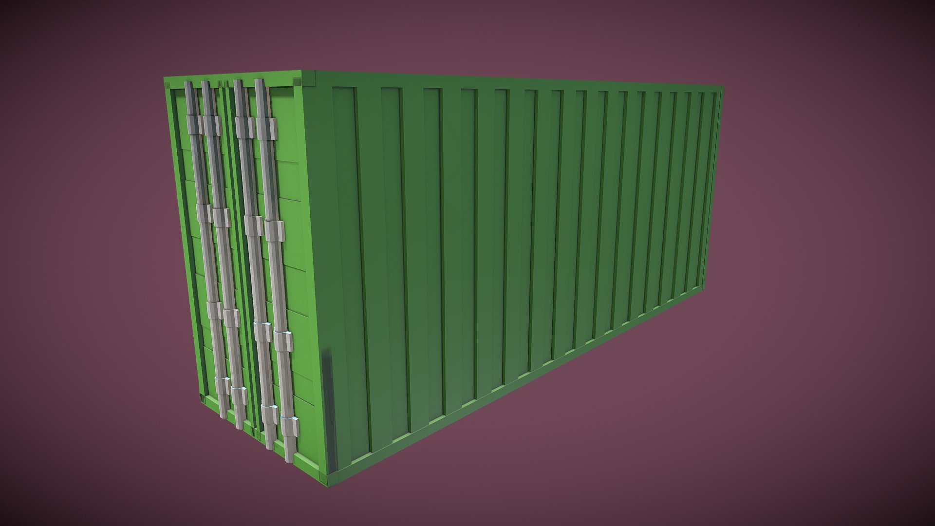 Cargo Container [Game Asset] - Download Free 3D model by Jen S Abbott ...