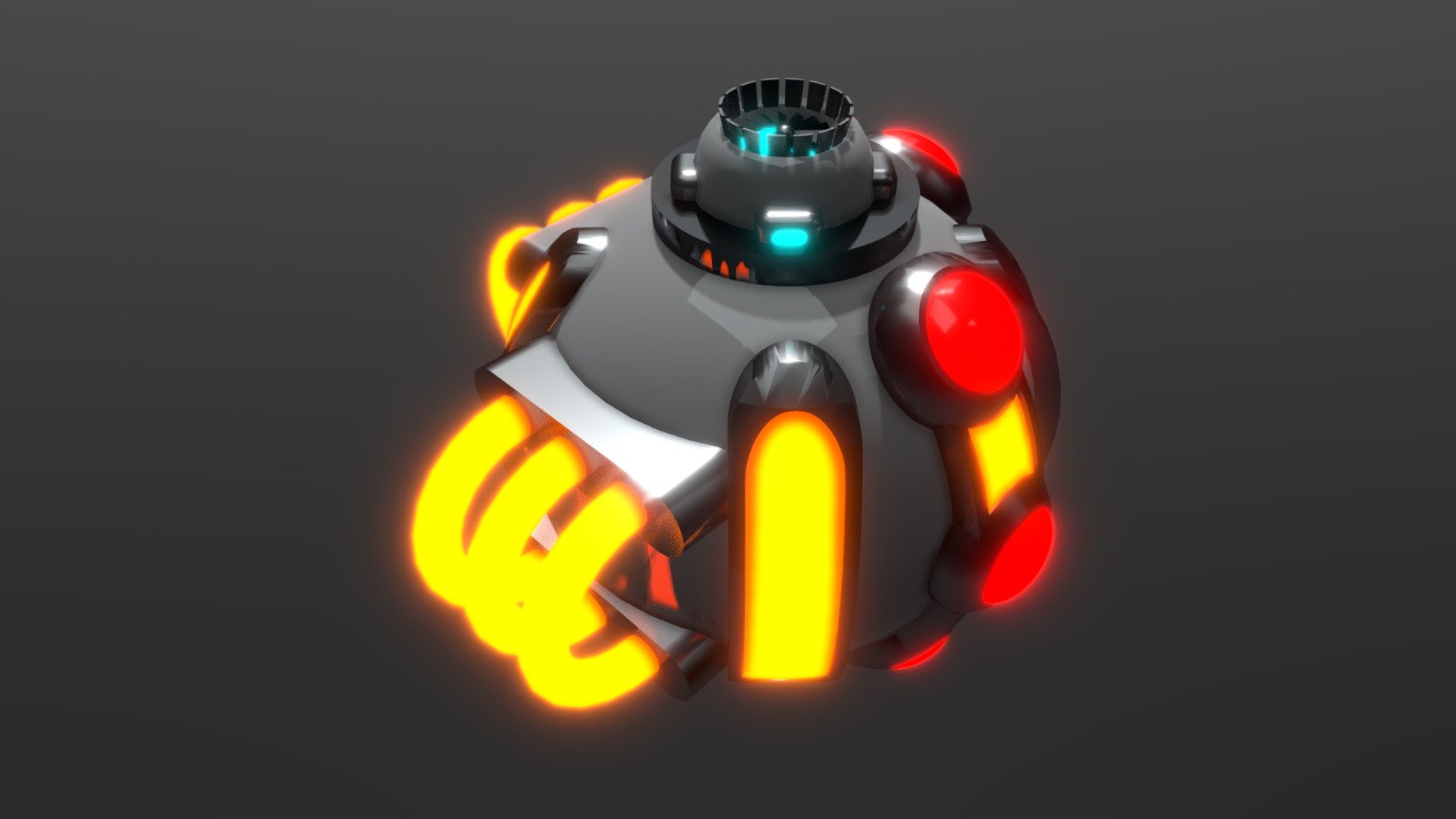 Proton Granade - 3D model by Flikd Design (@Flikd_Design) [5382711 ...