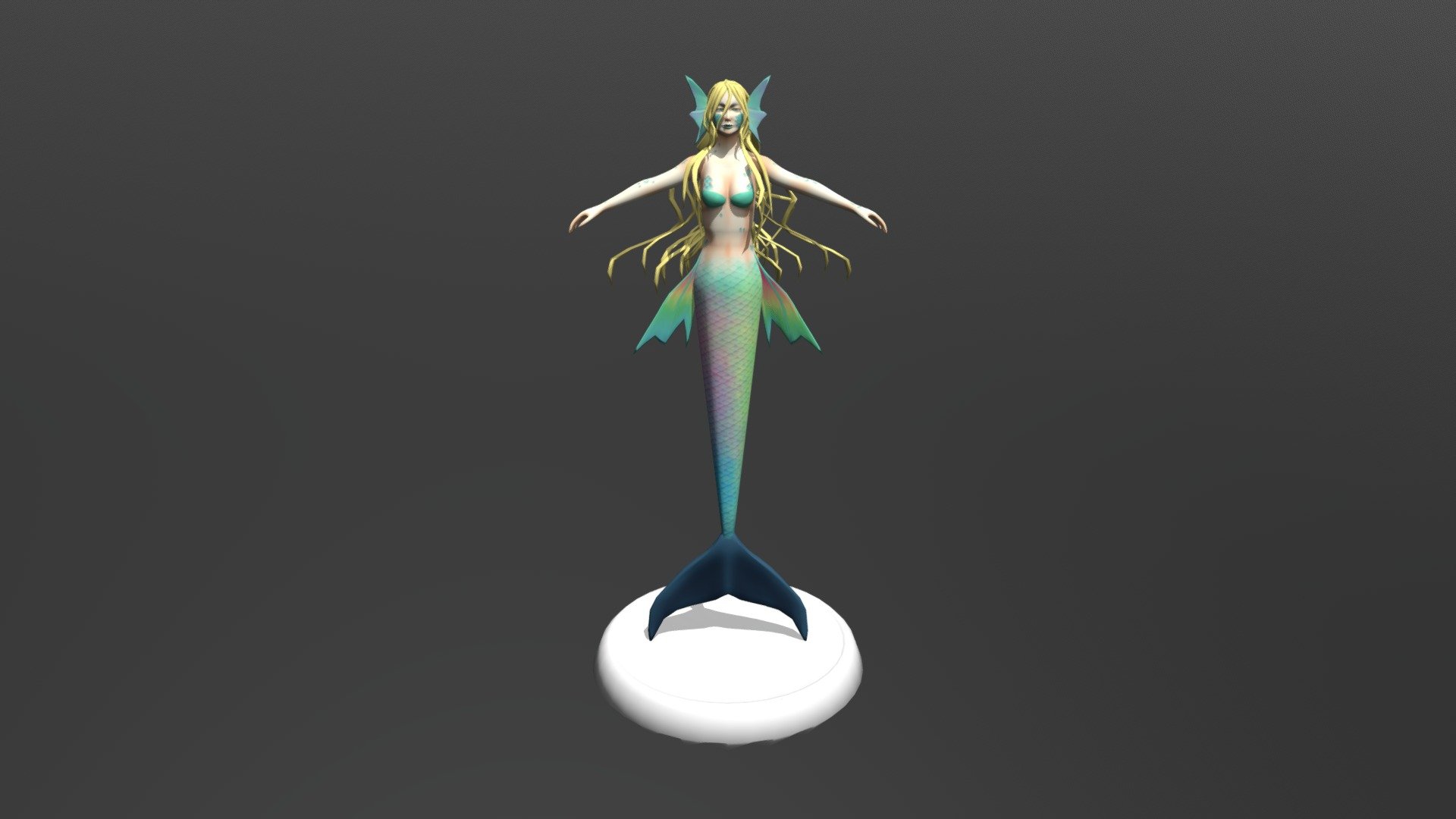 Mermaid - 3D model by miko_cheung [5383b0e] - Sketchfab