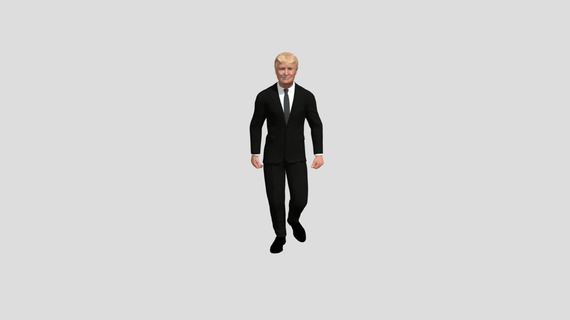 Trump Walking - Download Free 3D model by Decentralized ...
