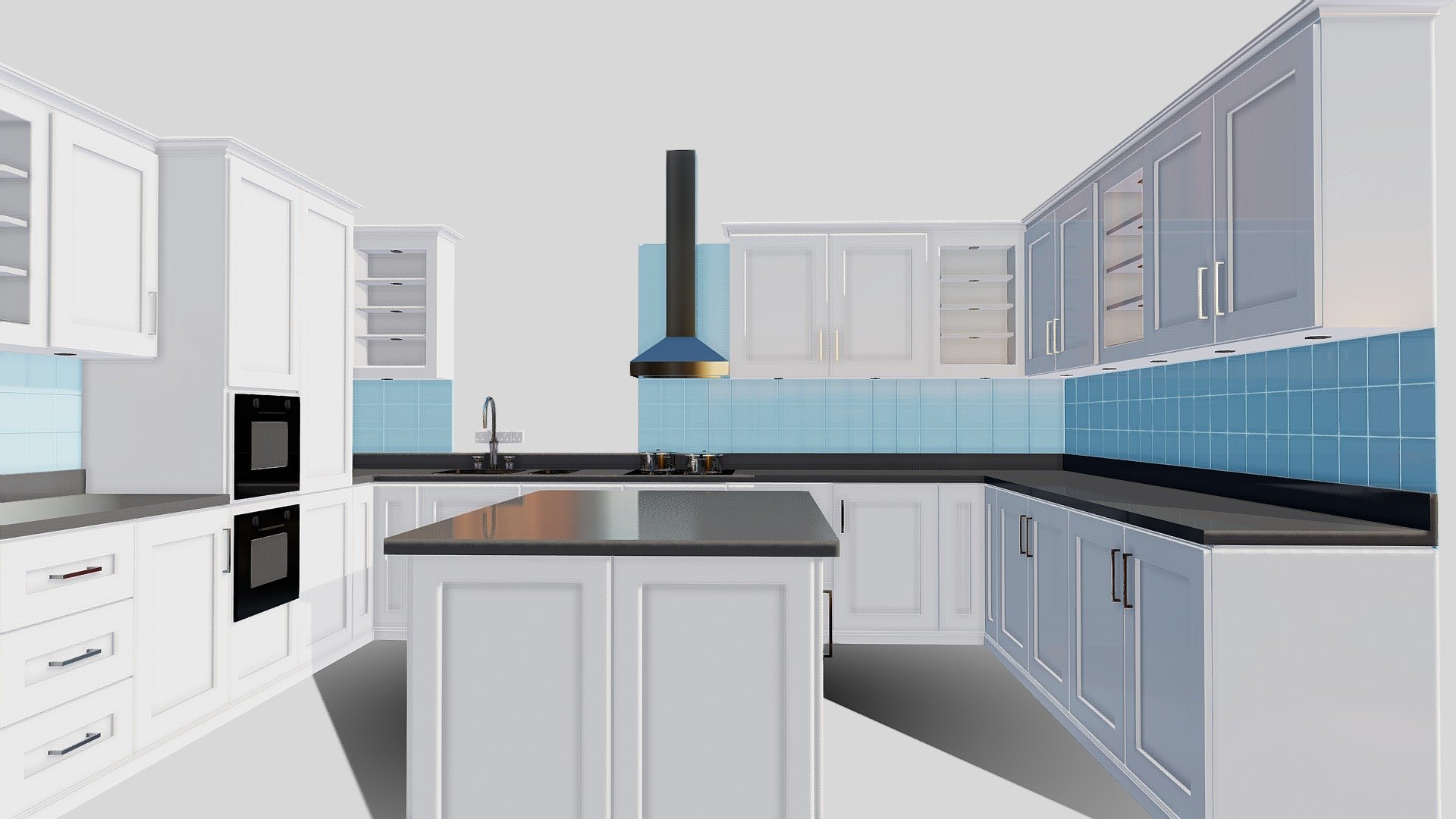Kitchen Cabinets 001 - Buy Royalty Free 3D model by Giimann [5384621 ...
