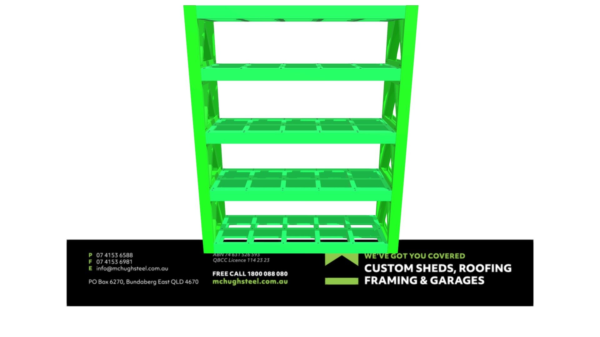 Storage Shelves - 3D model by mchughsteel [53846cc] - Sketchfab