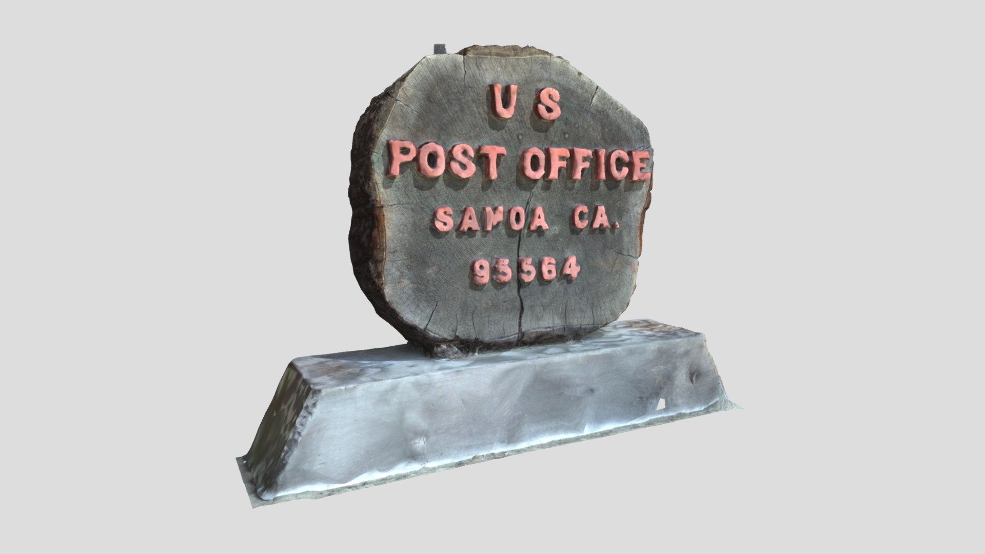 Samoa Post Office Sign - Download Free 3D model by hijinx (@danshahin ...