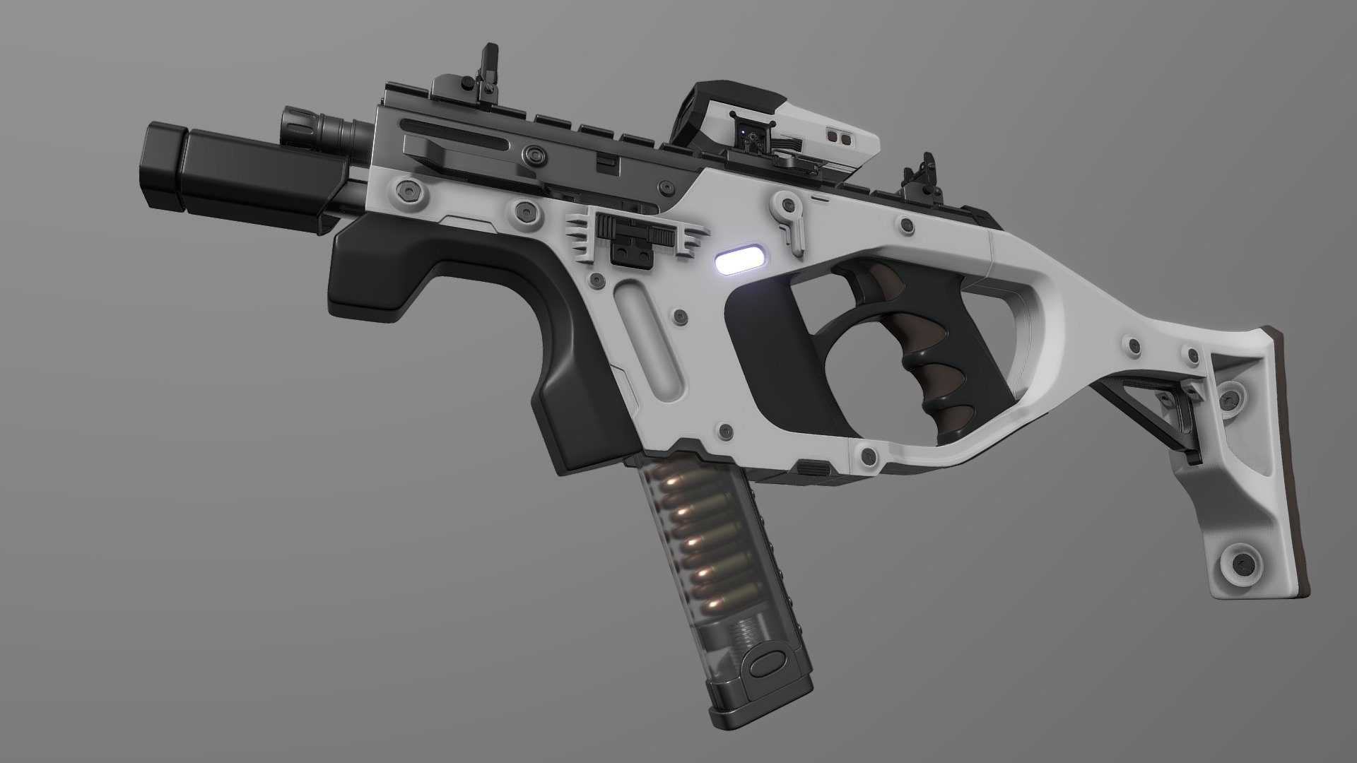 SMG Flexible (HighPoly) - Download Free 3D model by zaychelik [5385037 ...
