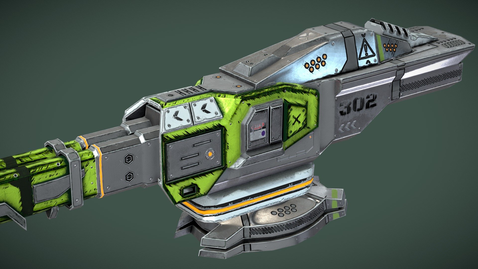 Weapon for the VR project 3 - 3D model by Valery Kharitonov (@KJLOYH ...