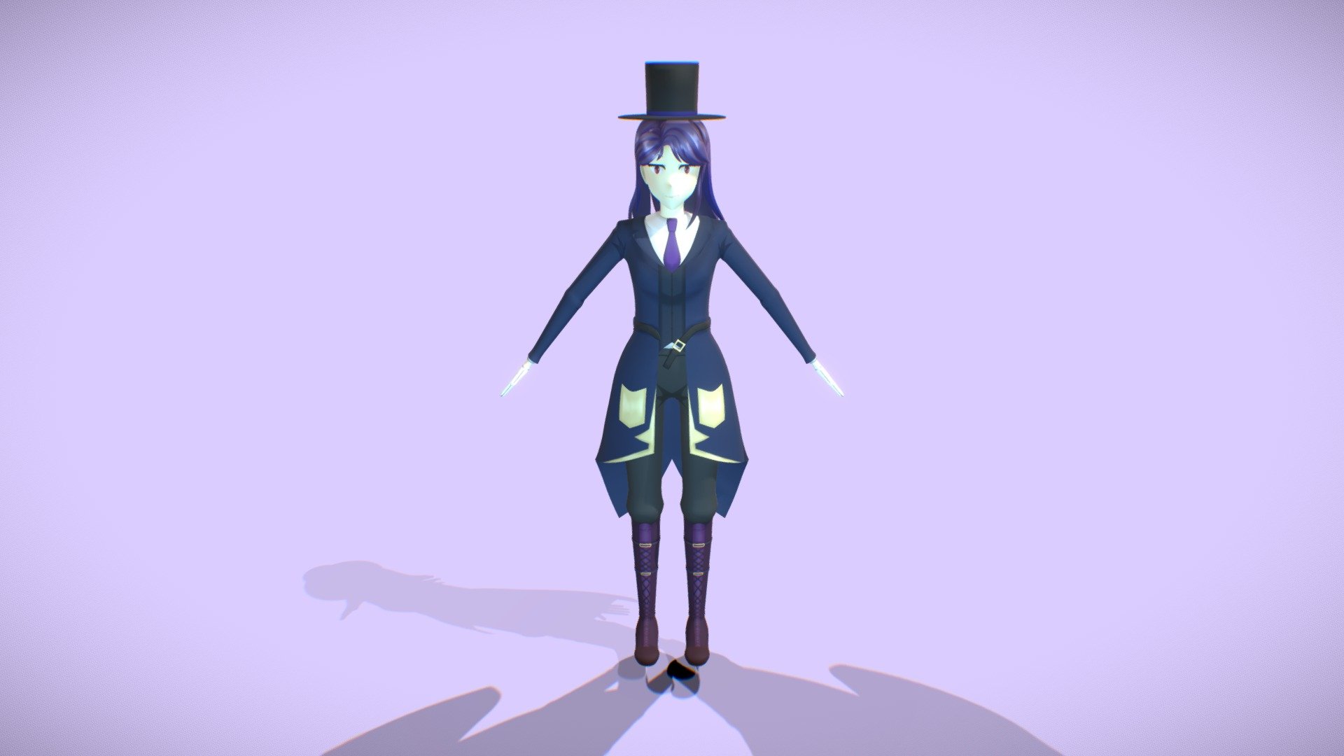 Oc character model - 3D model by NatalieTeo [53863eb] - Sketchfab