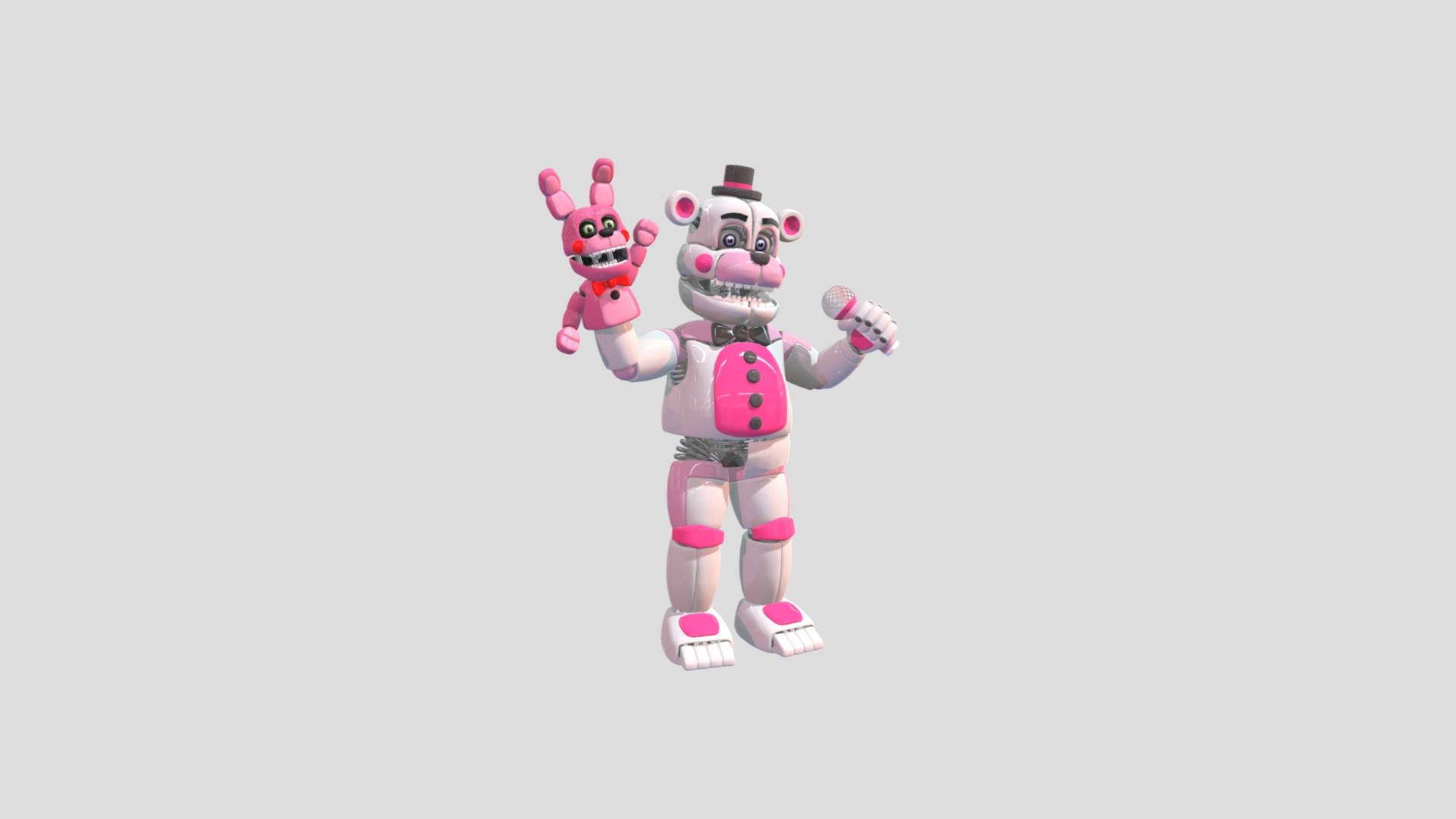 Protoype Funtime Freddy With Bonnet - Download Free 3D model by ...