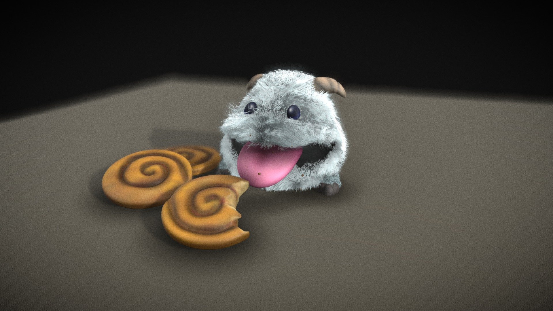 PORO (league of legends) study - Download Free 3D model by Ana Moya ...