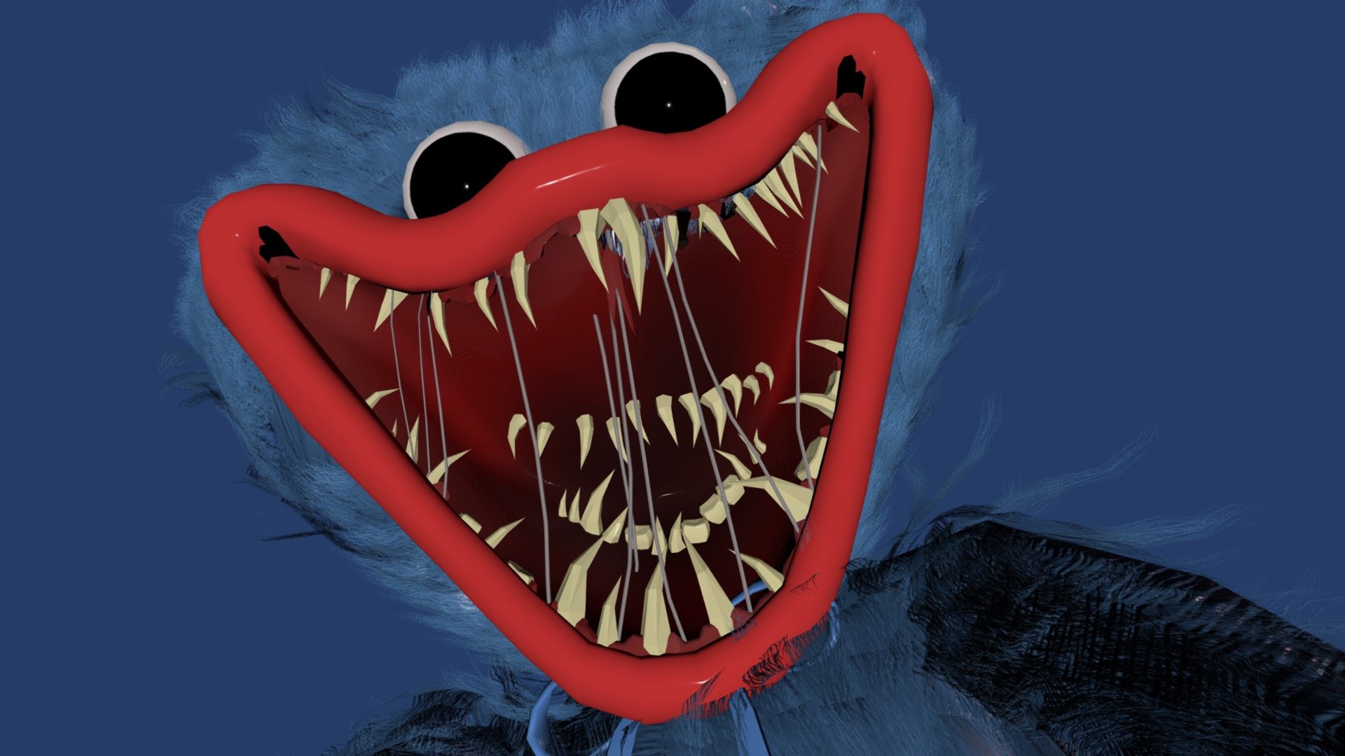 Scary-huggy-wuggy - Download Free 3D model by 🩸Bloodmc🩸 (@Fazbearcool ...