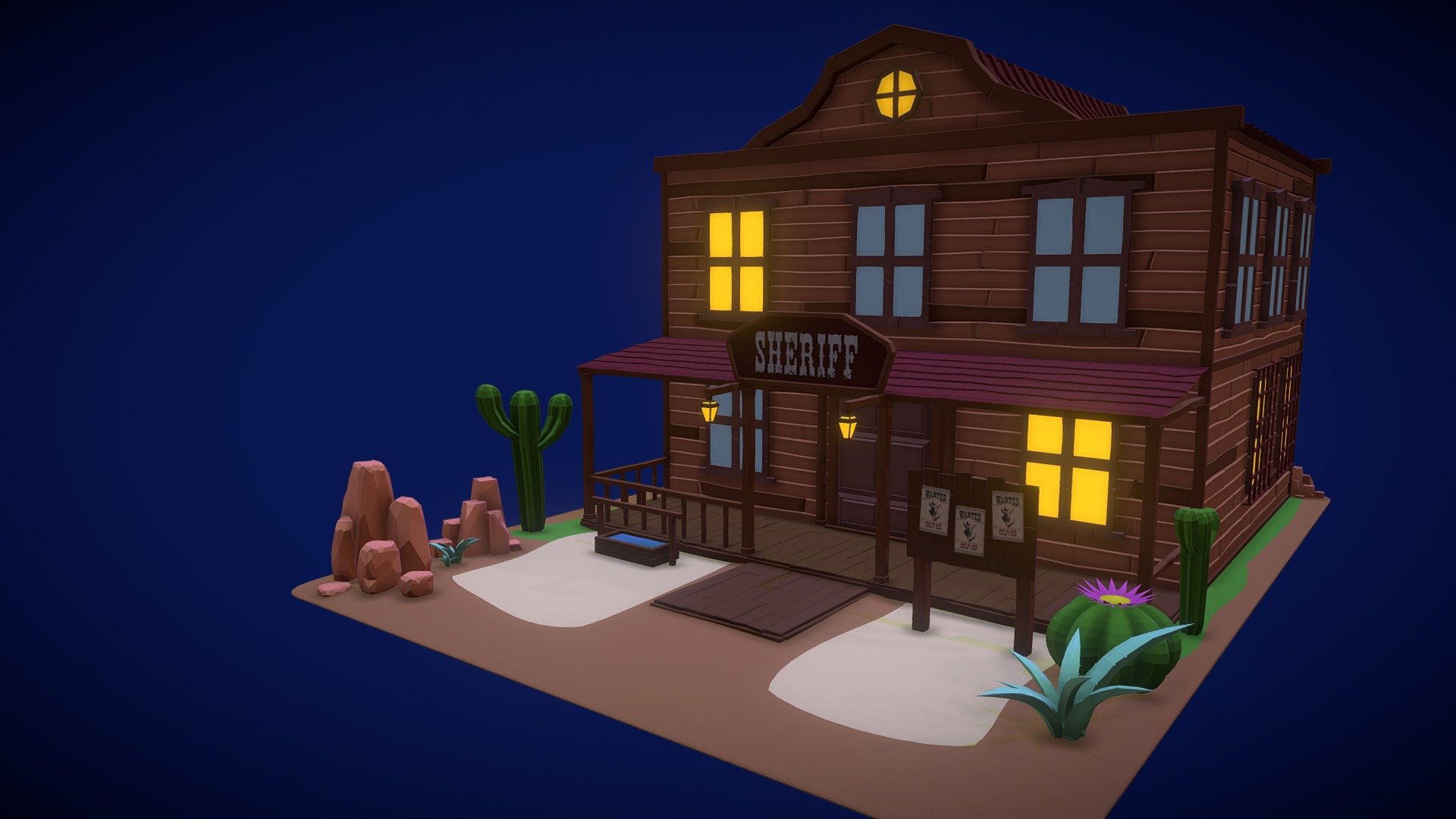 Sheriff's Office - 3D model by Brout (@davidbroutian) [538afc3] - Sketchfab