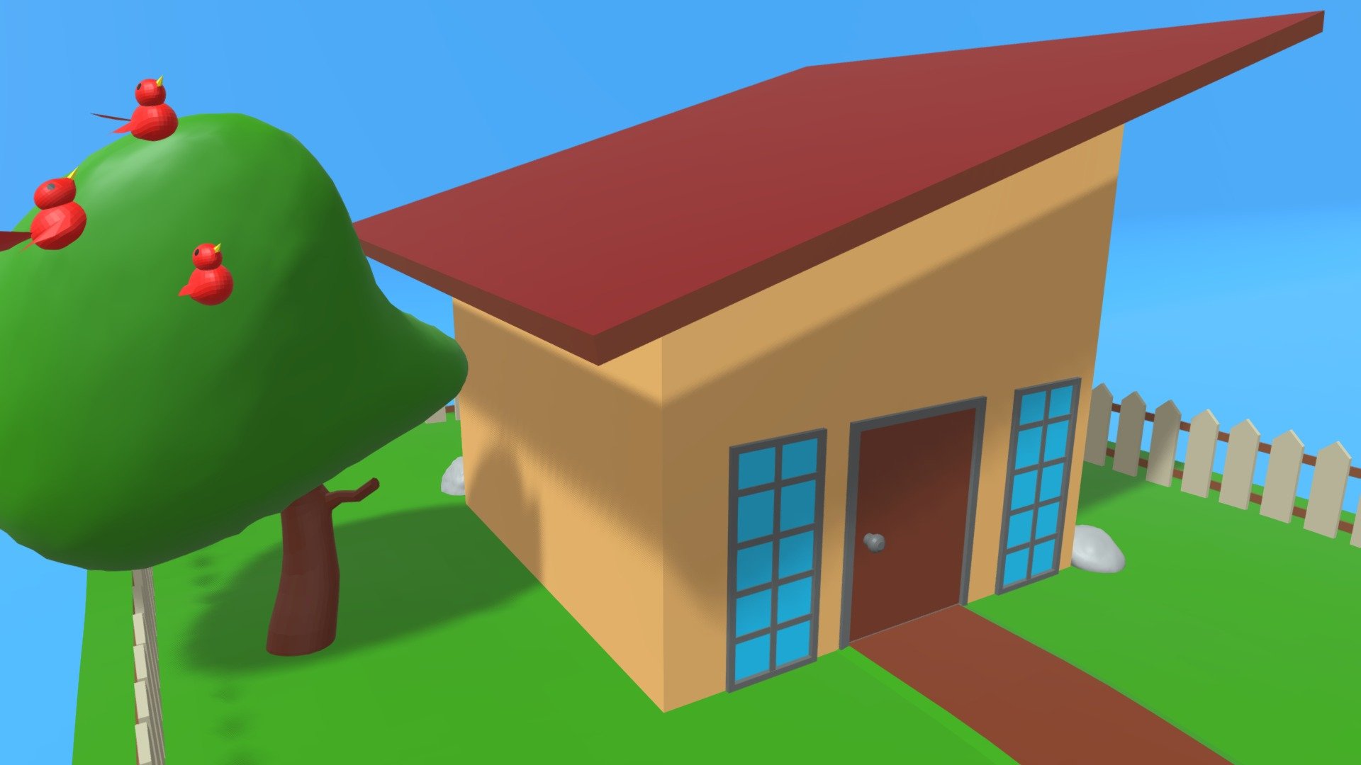 Casita - 3D model by jburnvel [538bdde] - Sketchfab