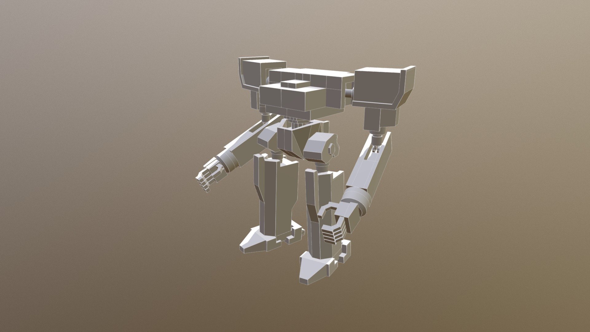HUMANOID MECH INCOMPLETE - 3D model by DIP (@DEXDEX) [538f920] - Sketchfab